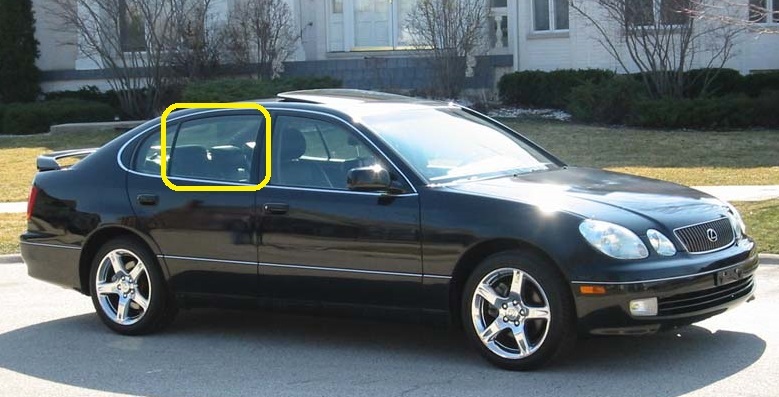 LEXUS,GS,SERIES,GS300-S160, 10/1997,to,1/2005, 4DR,SEDAN, RIGHT,SIDE ...