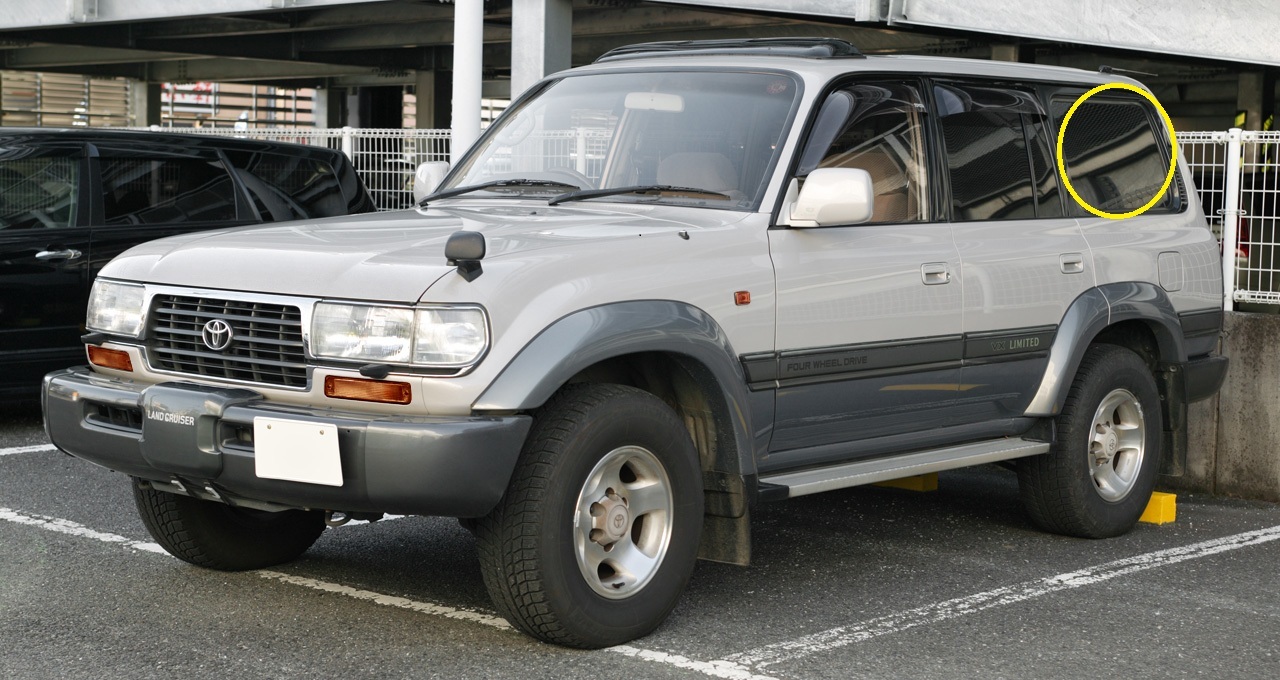 Replacement Right Rear Cargo Glass for TOYOTA LANDCRUISER | New ...