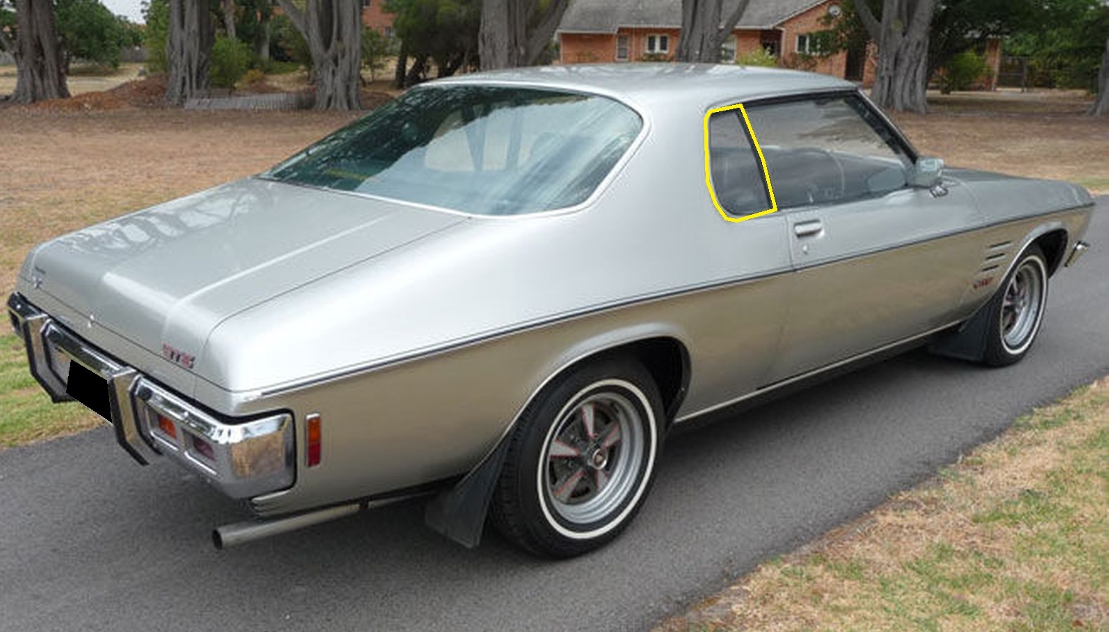 HOLDEN,MONARO-HQ/HZ, 2DR,COUPE,1971>1976-DRIVERS-RIGHT,SIDE-OPERA,GLASS ...